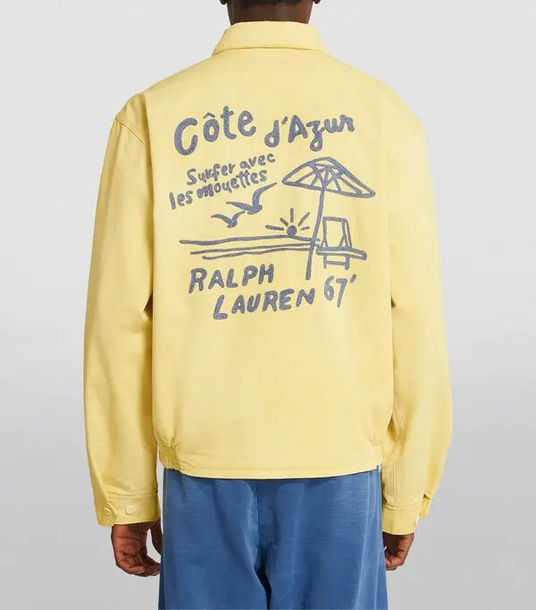 Ralph Lauren CôTe D'Azur Windbreaker Jacket In Yellow - 31% Off