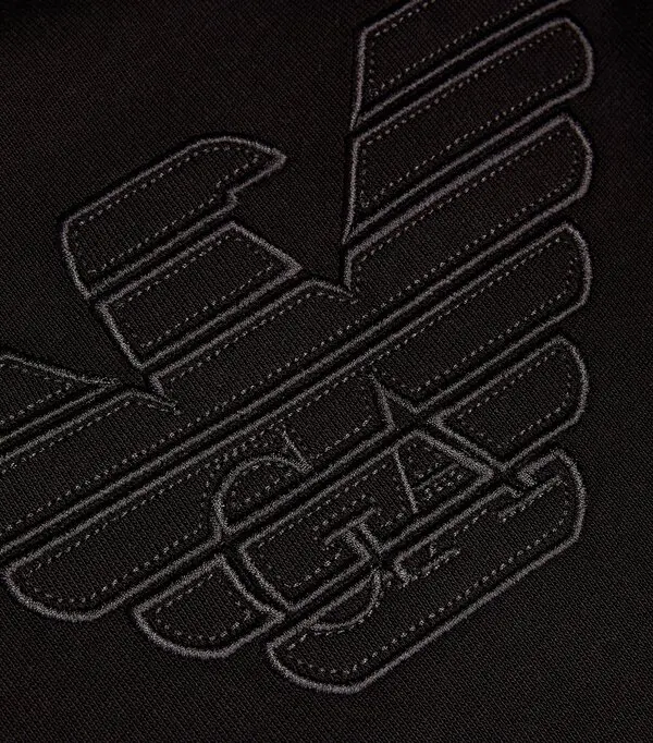 Emporio Armani Cotton Appliqué-eagle T-shirt