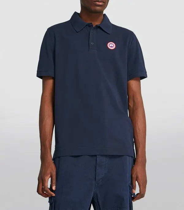 Canada Goose Logo Beckley Polo Shirt - Navy