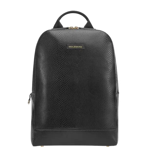 MOLESKINE Vegan Leather Precious & Ethical Backpack - Black