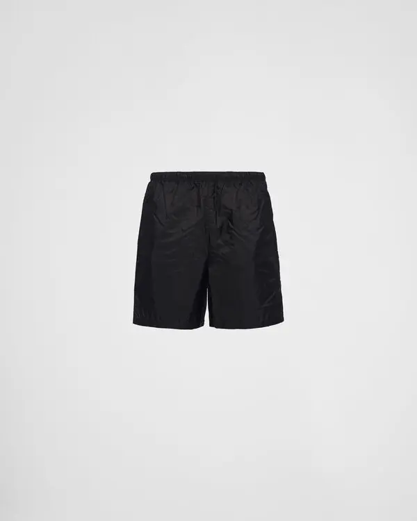 Prada Re-nylon Swim Trunks - Black