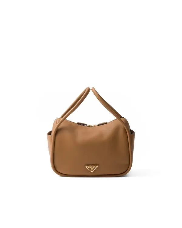 Prada Darling Leather Handbag - Brown