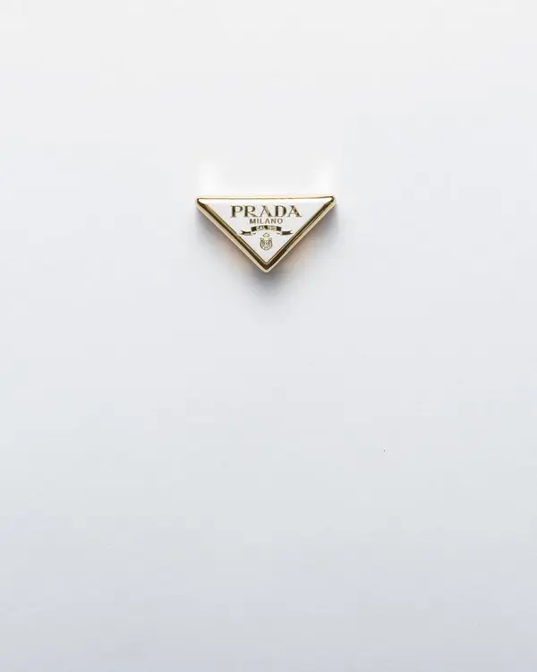 Prada Metal Scarf Clip - White