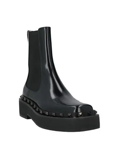 Valentino Garavani Leather Studded Ankle Boots