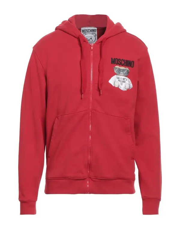 Moschino Cotton Sweatshirt - Red