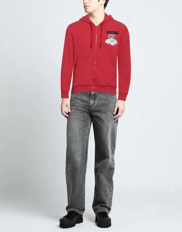 Moschino Cotton Sweatshirt - Red
