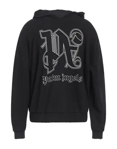 Palm Angels Cotton Sweatshirt - Black