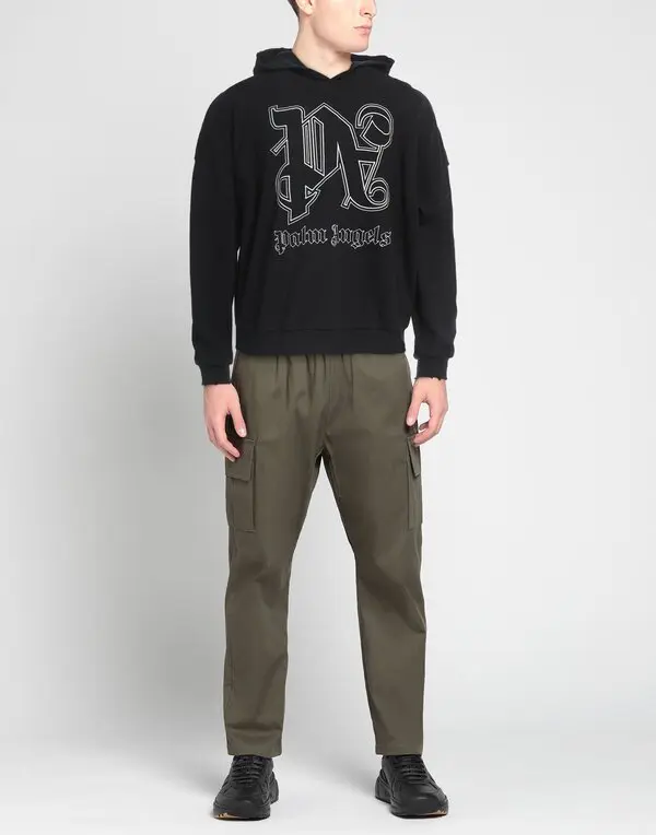 Palm Angels Cotton Sweatshirt - Black