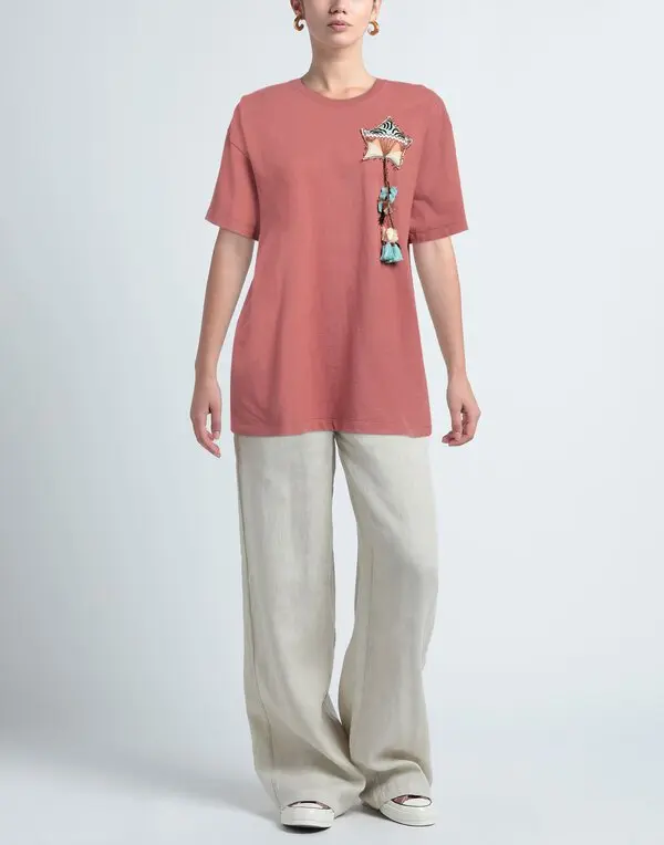 Etro Embellished Cotton T-shirt