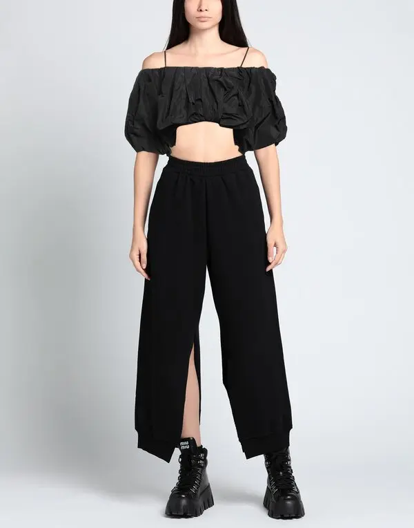 Pinko Off-the-shoulder Taffeta Top - Black