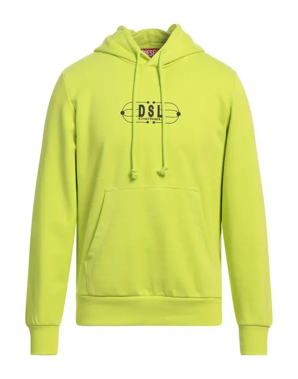 DIESEL Sweatshirt In Cotton, Polyester, And Elastane - Green