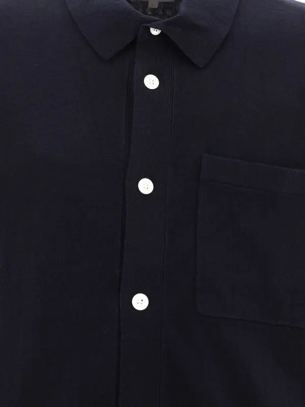 Norse Projects Rollo' Knit Shirt - Blue