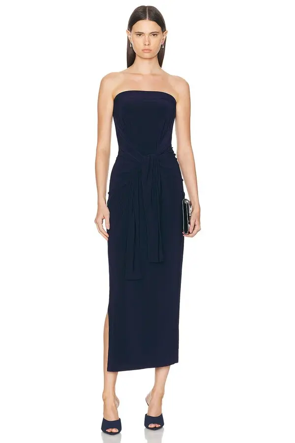 Norma Kamali Strapless All In One Gown