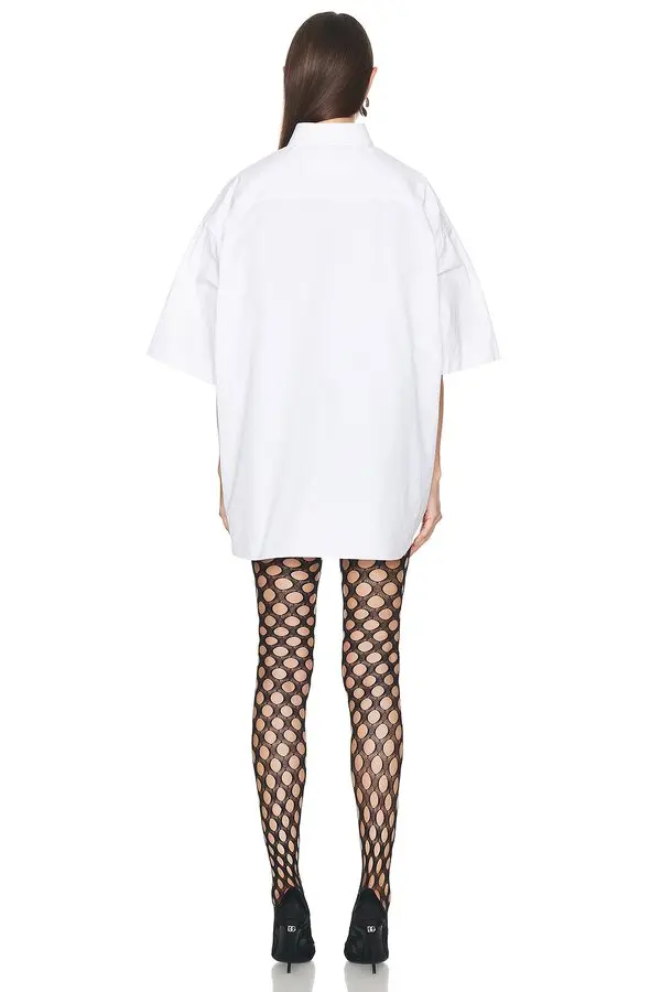 MAISON MARGIELA Short Sleeve Button Up Top