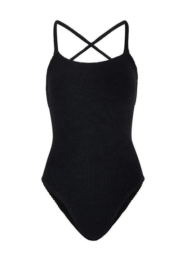 Hunza G Bette Seersucker Swimsuit