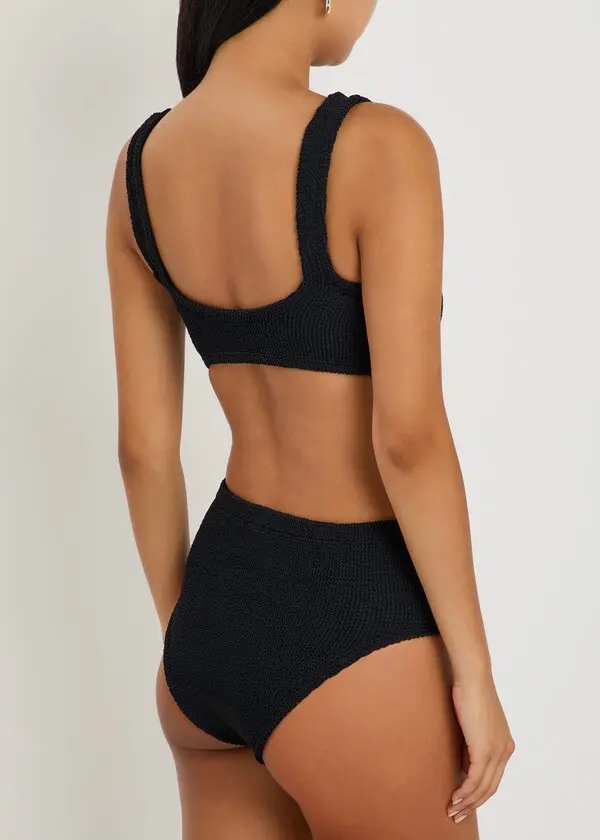 Hunza G Nadine Cut-out Seersucker Bikini