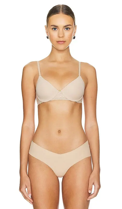 Natori Bliss Perfection Contour Bra In Neutral - Caf?