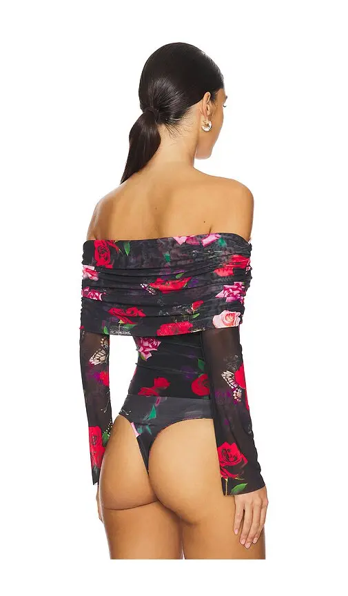 AFRM Maxine Bodysuit - Mixed Rose