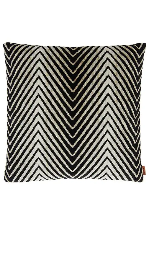 Missoni Ziggy Cushion In Black,white - N,a