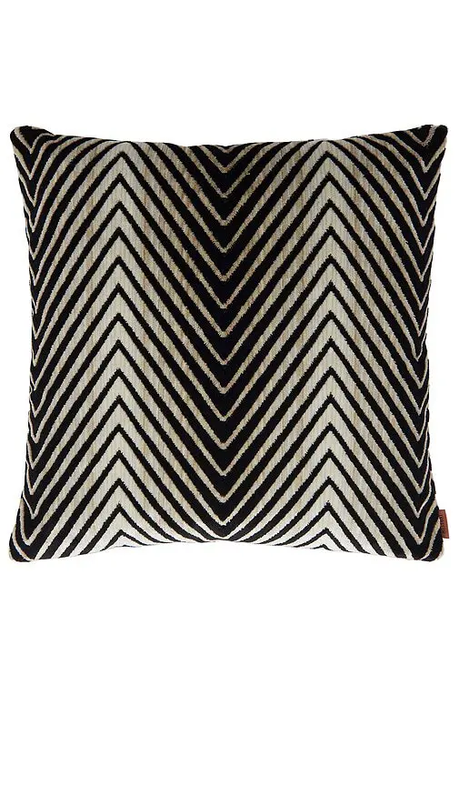 Missoni Ziggy Cushion In Black,white