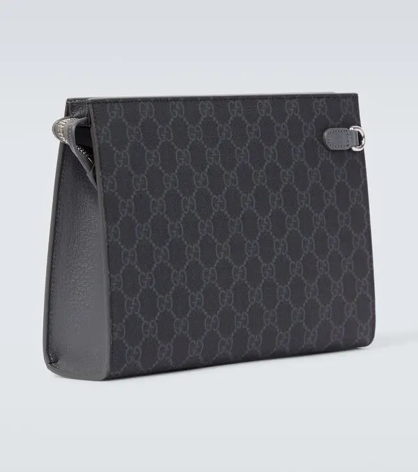 Gucci Gg Supreme Canvas Pouch - Multicoloured
