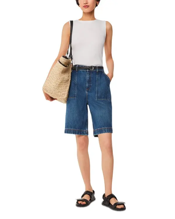 Whistles Raya Longline Shorts