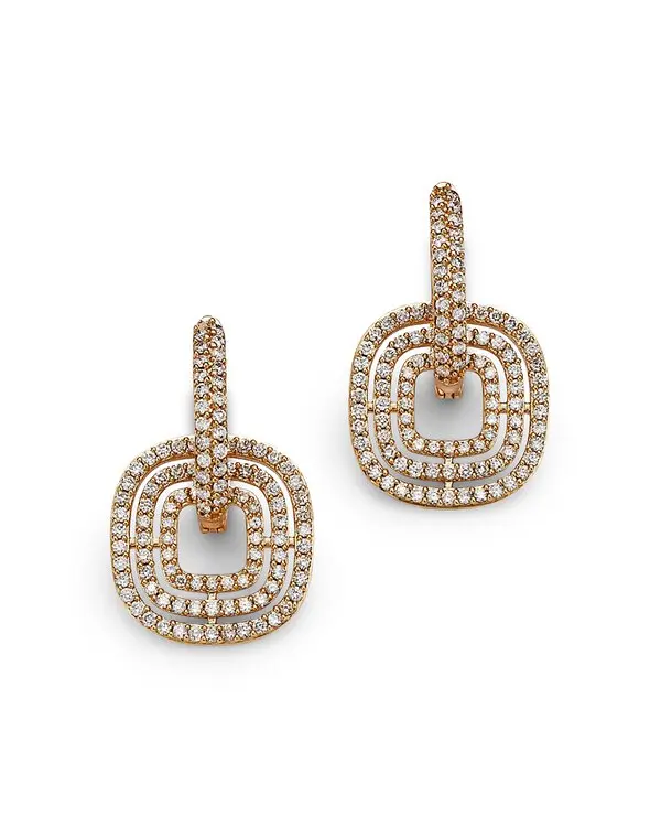 Bloomingdale'S Diamond Doorknocker Drop Earrings In 14k Yellow - Gold