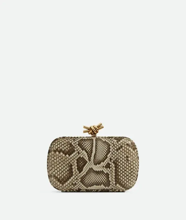 BOTTEGA  VENETA Bottega Veneta Python Knot Minaudière