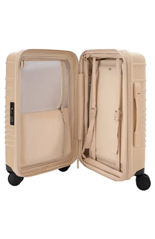 BEIS Carry-on Roller Suitcase - Beige Glossy