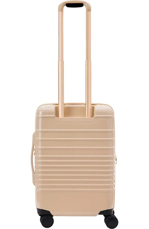 BEIS Carry-on Roller Suitcase - Beige Glossy