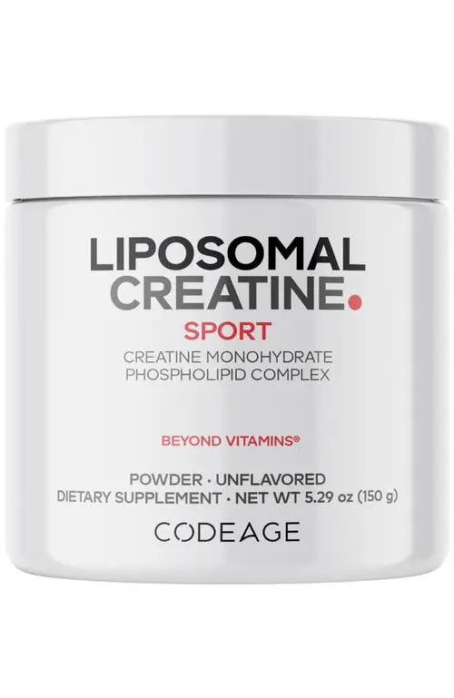 CODEAGE Creatine Monohydrate Powder Supplement 1-month Supply - White