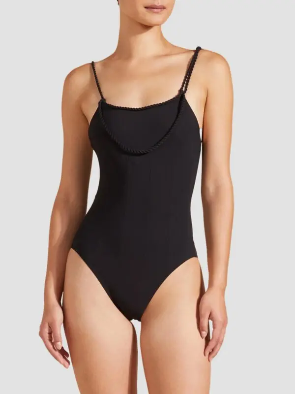 Vilebrequin Tresses Braided One-piece Swimsuit