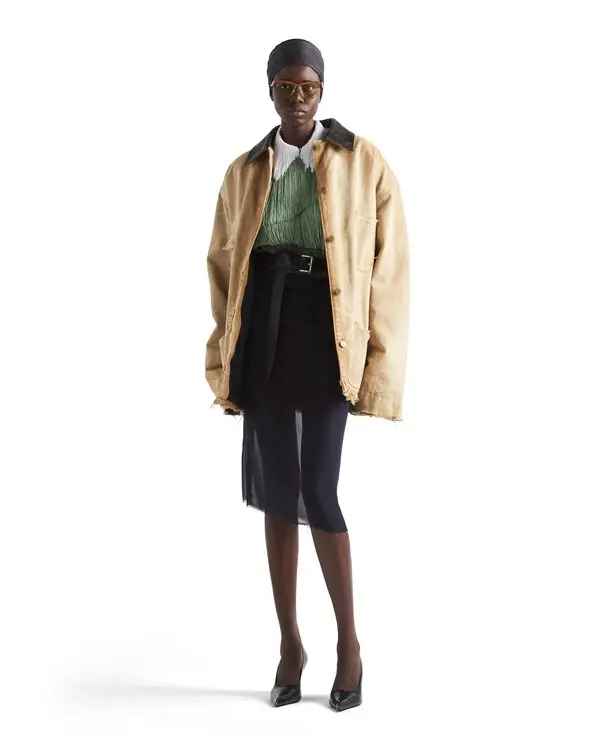 Prada Canvas Jacket - Neutral | Editorialist