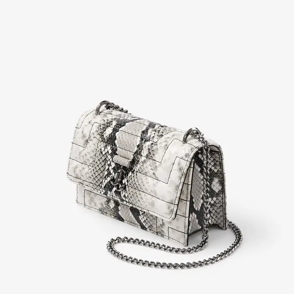 JIMMY CHOO Bohemia Mini Snake Print Shoulder Bag