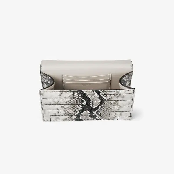 JIMMY CHOO Bohemia Mini Snake Print Shoulder Bag