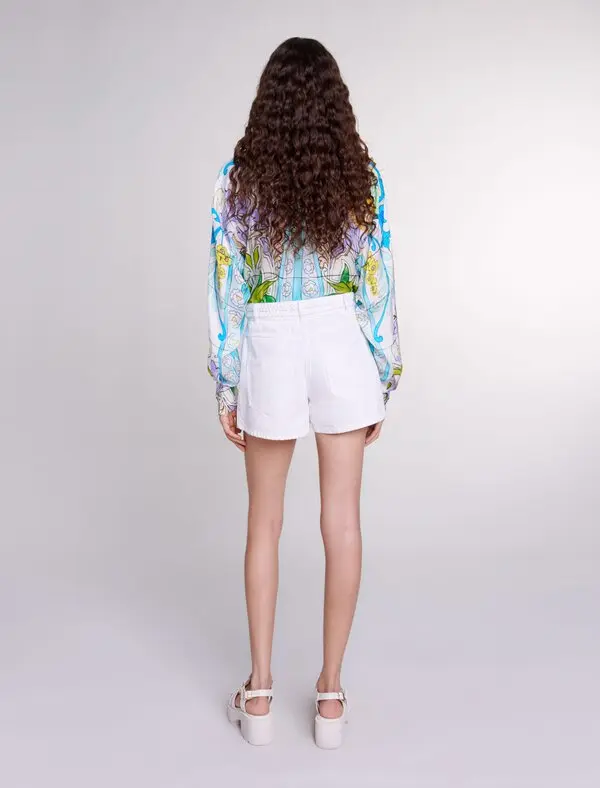 Maje Denim Shorts
