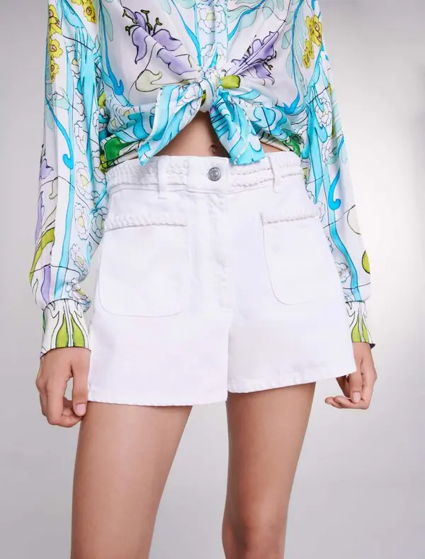 Maje Denim Shorts