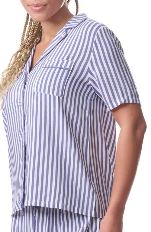 Splendid Notch Collar Pajamas - Simple Stripe