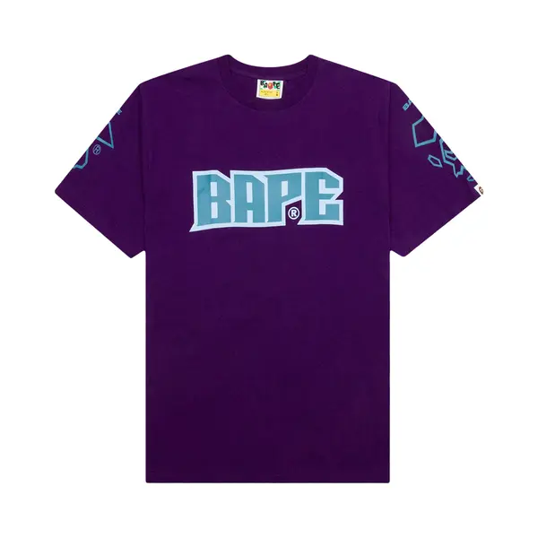 A BATHING APE Football Tee - Purple