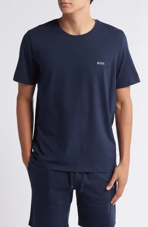 BOSS Mix Match Pajama T-shirt - Dark Blue