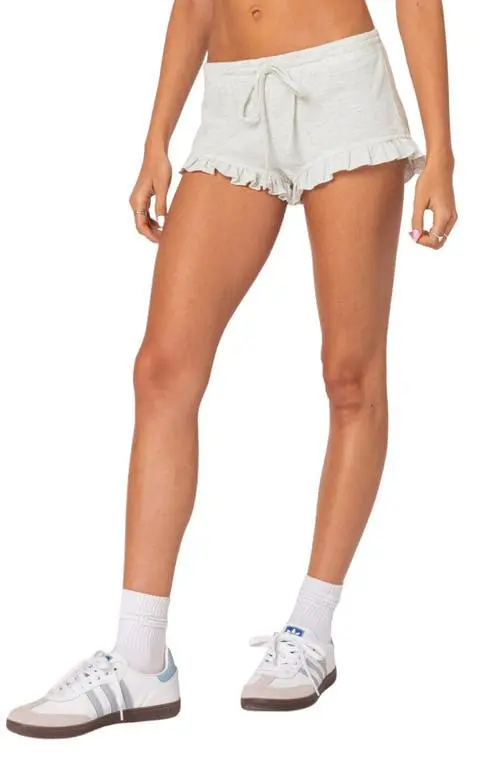 EDIKTED Randi Ruffle Microshorts
