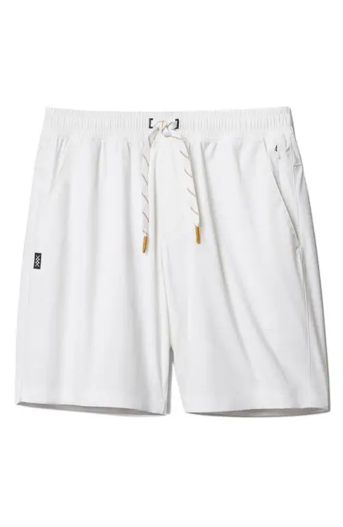 RHONE Pursuit 7-inch Lined Training Shorts - Bright White