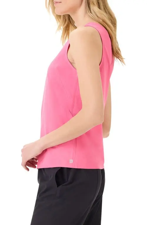 NIC+ZOE Tech Stretch Performance Tank - Pure Pink
