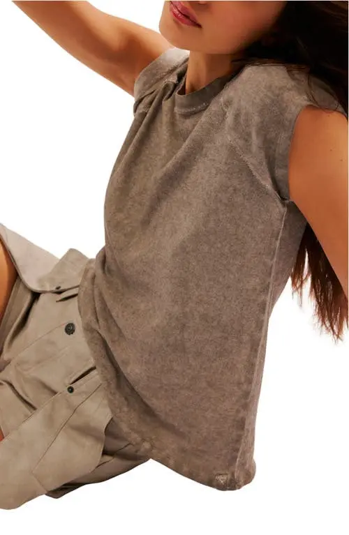 Free People Riley Seamed T-shirt