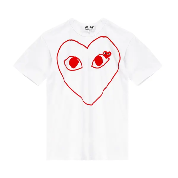 Play Comme Des Garcon Play T-shirt - White