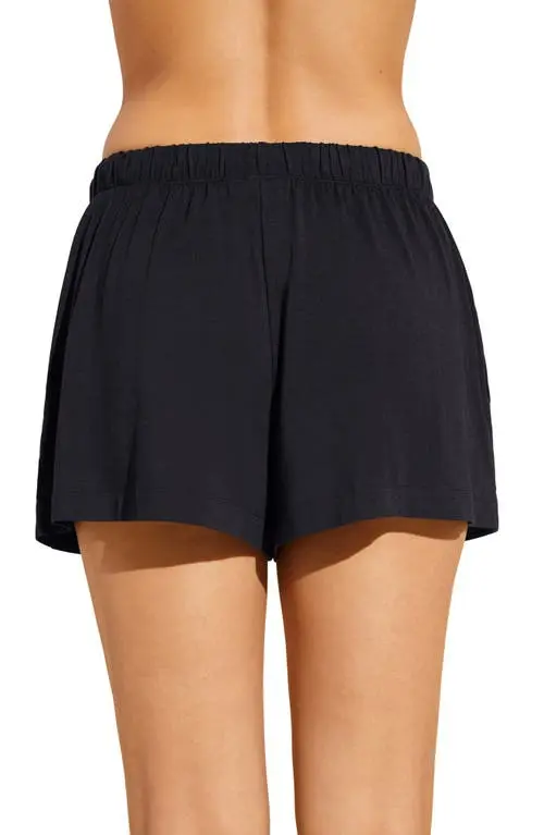 Eberjey Gisele Pajama Shorts - Black
