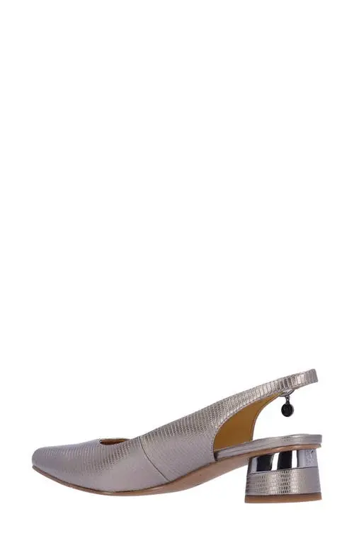 J. Reneé Taveta Slingback Pumps - Pewter