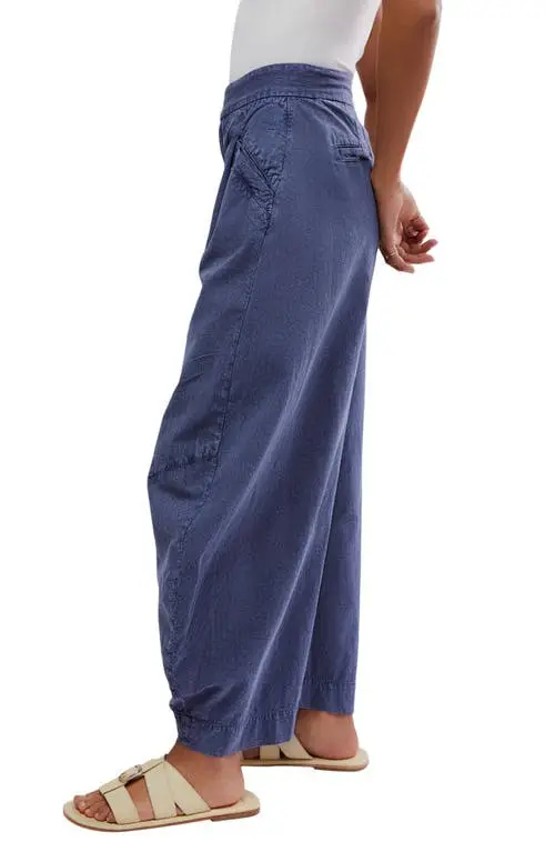 Free People Tegan Washed Cotton Barrel Pants
