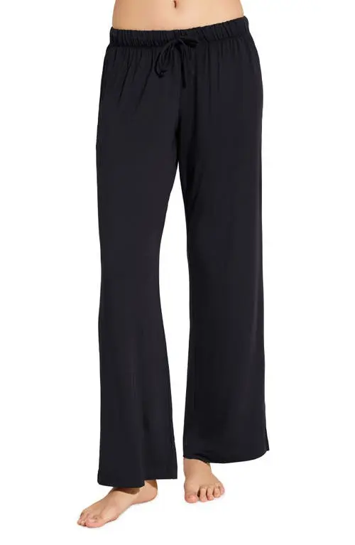 Eberjey Gisele Stretch Modal Pajama Pants - Black
