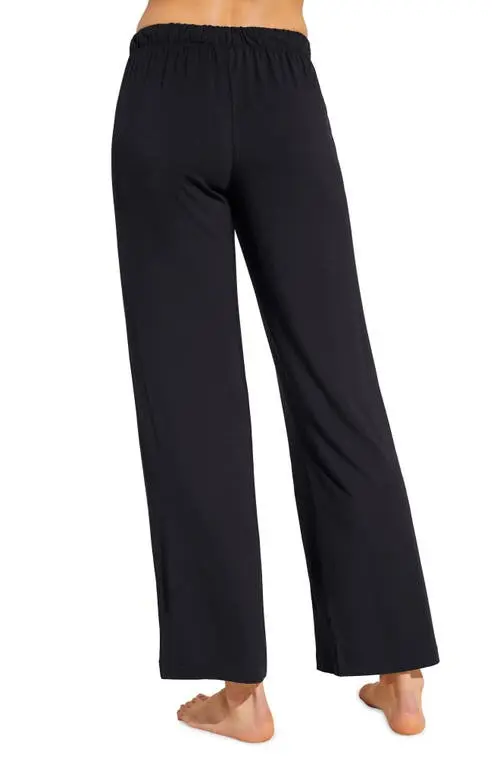 Eberjey Gisele Stretch Modal Pajama Pants - Black